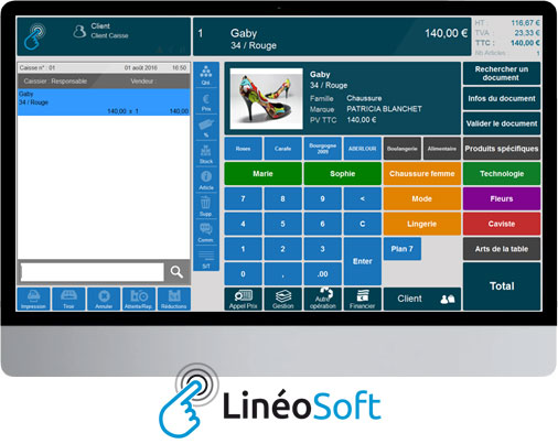 Logiciel de caisse enregistreuse et gestion de magasin :: LinéoSoft